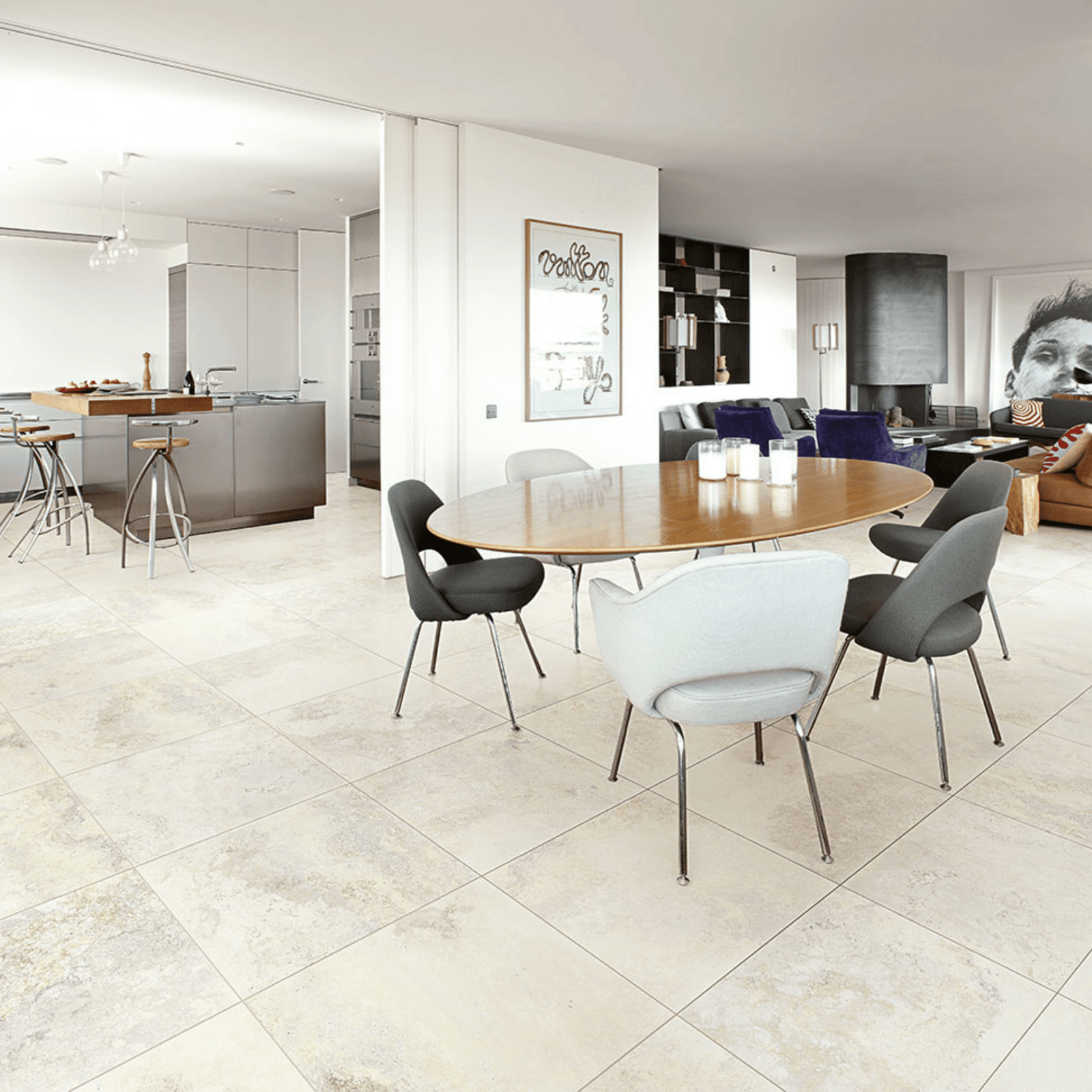 Durango Washed Cream Porcelain Tile – Matt Finish – Elliren Tiles